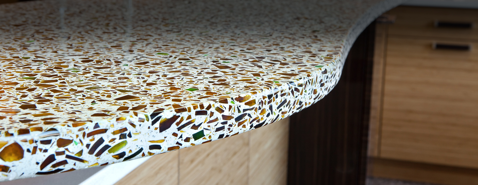 Recycled Glass - Countertops of Memphis